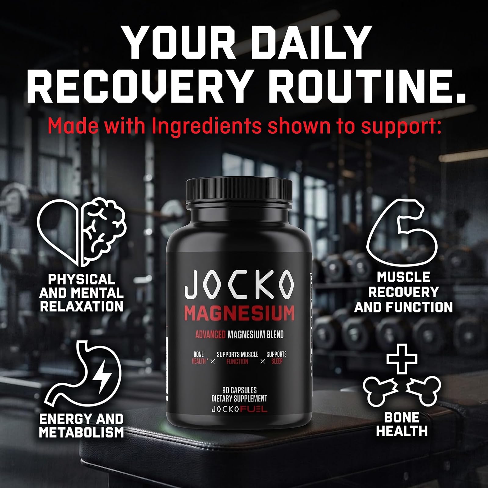 Jocko Fuel magnesium for stress relief