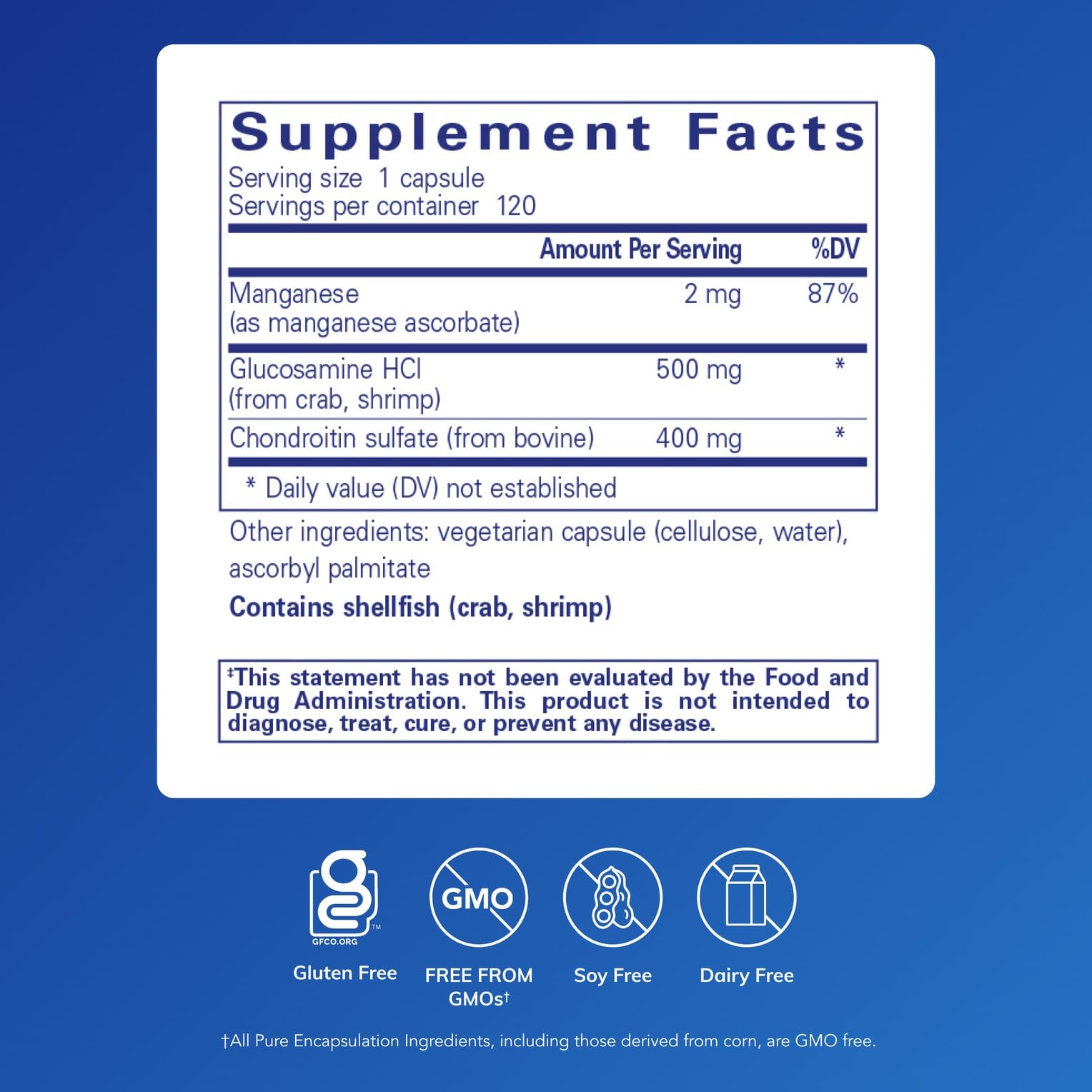 joint health support glucosamine supplement