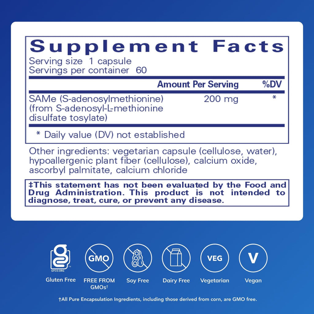 Joint health support with SAMe capsules