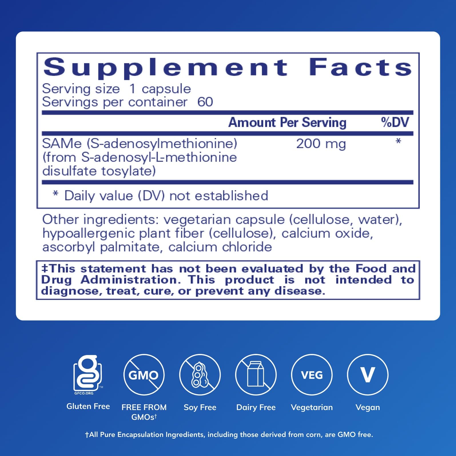 Joint health support with SAMe capsules