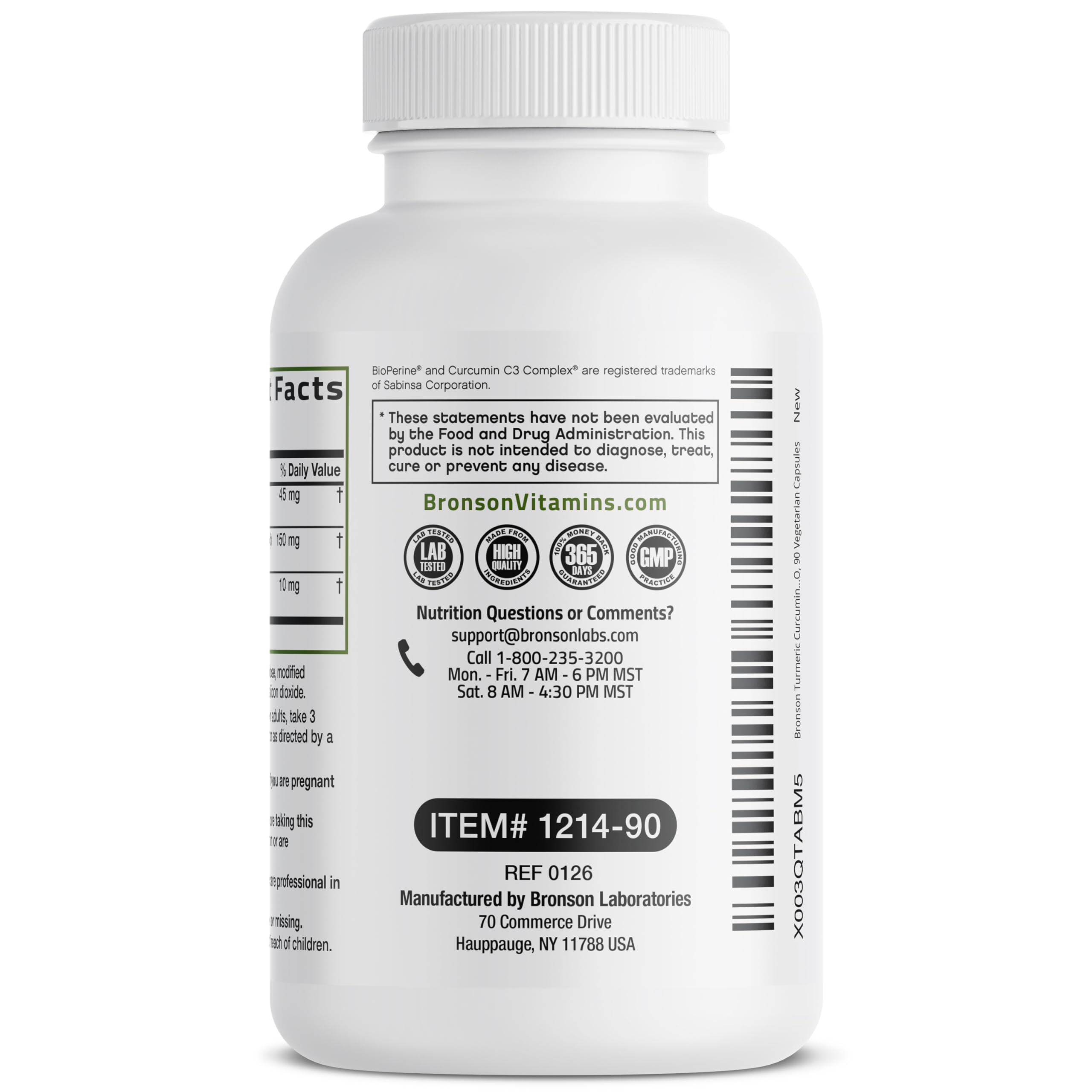 Joint health with Bronson turmeric curcumin