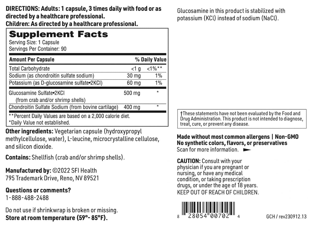 joint pain relief with chondroitin