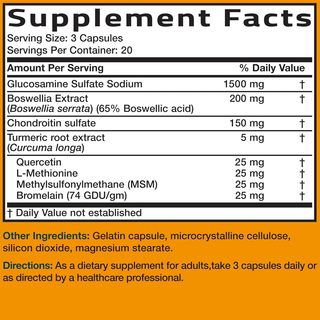 joint pain relief with glucosamine