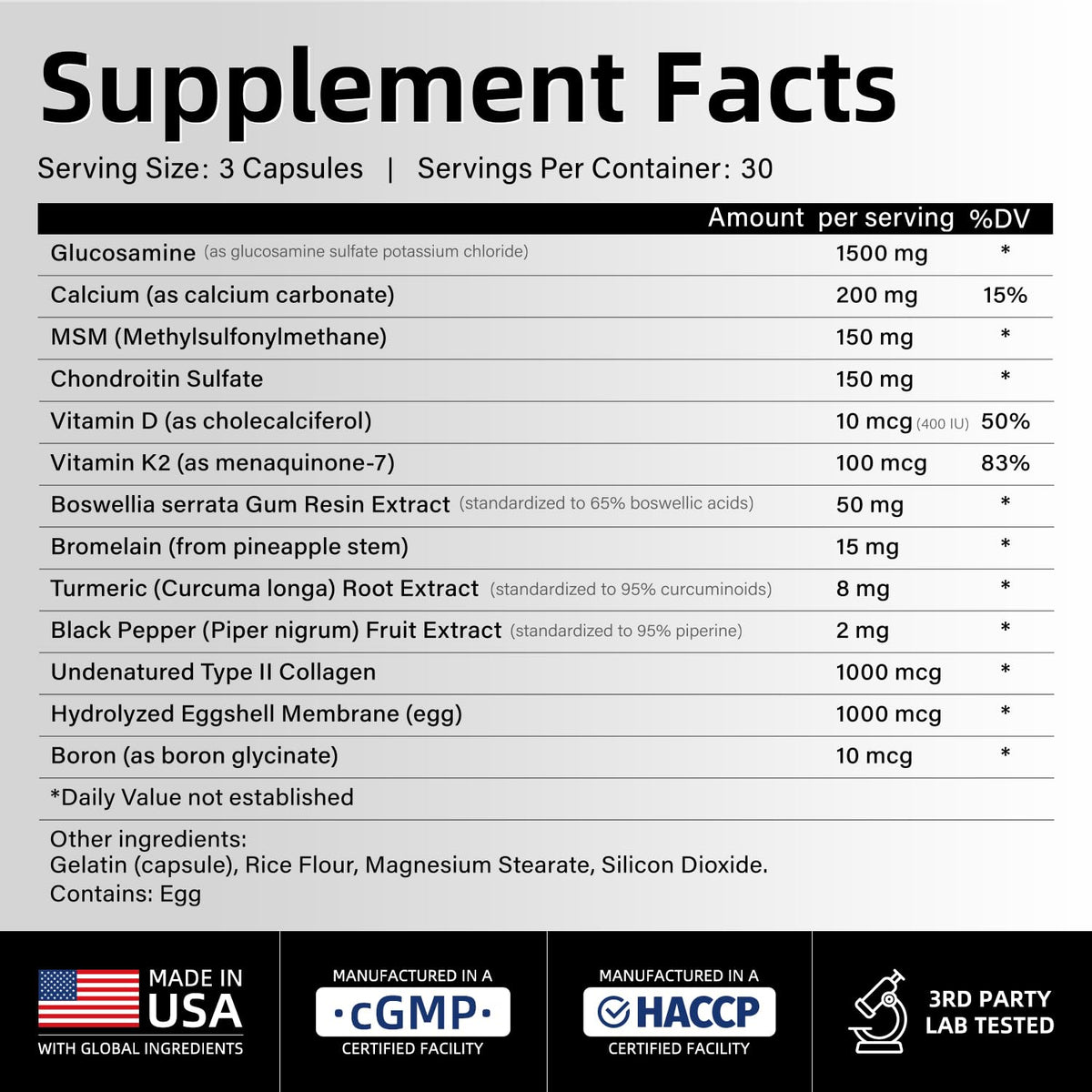 joint pain relief with glucosamine