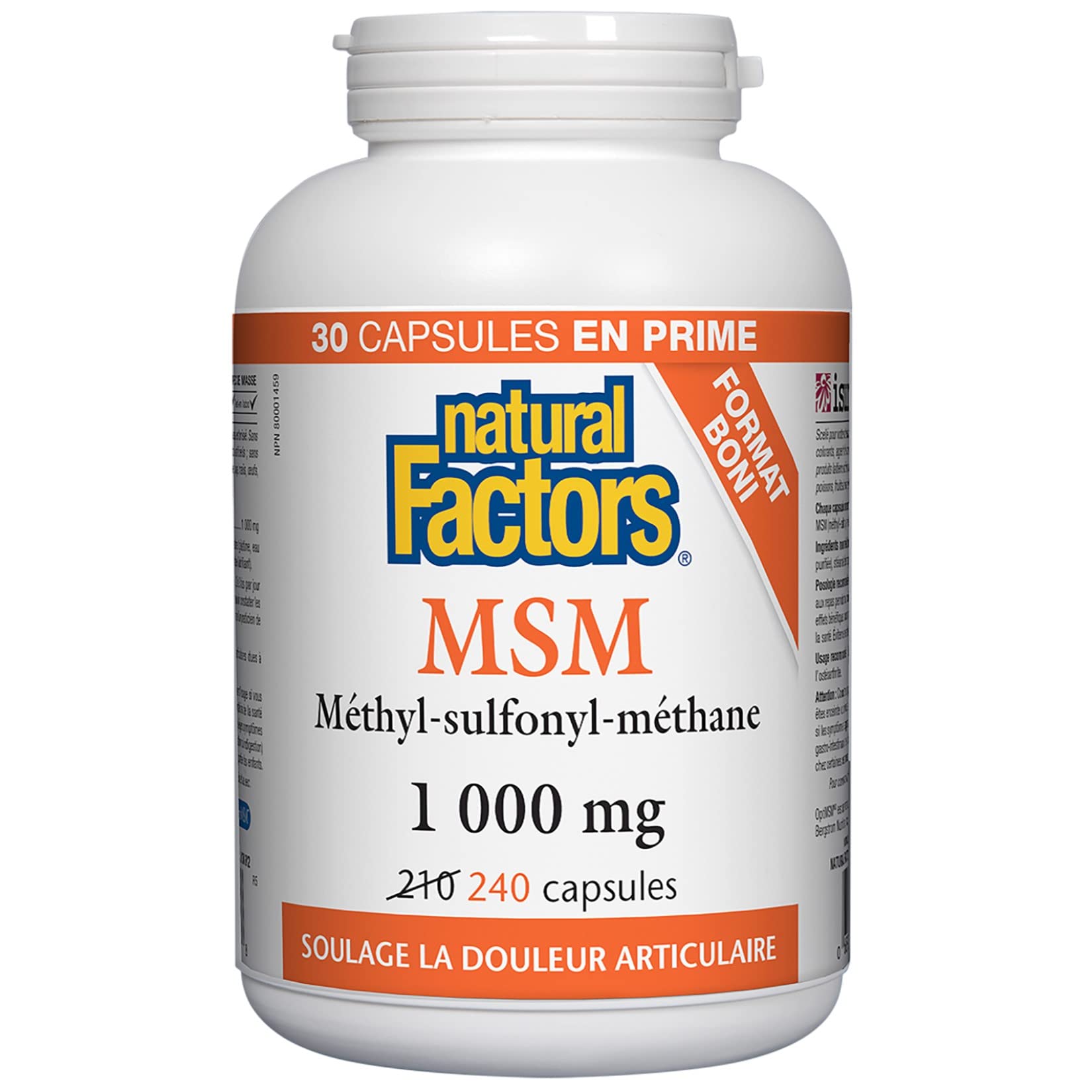 joint pain relief with MSM
