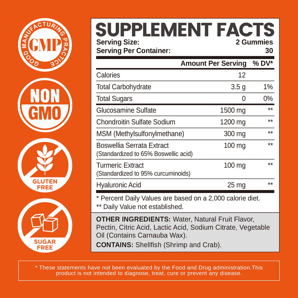 joint support glucosamine chondroitin formula