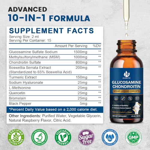 joint support glucosamine drops