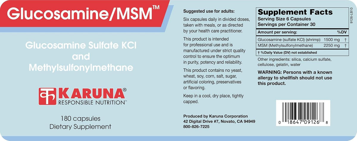 joint support glucosamine MSM supplement