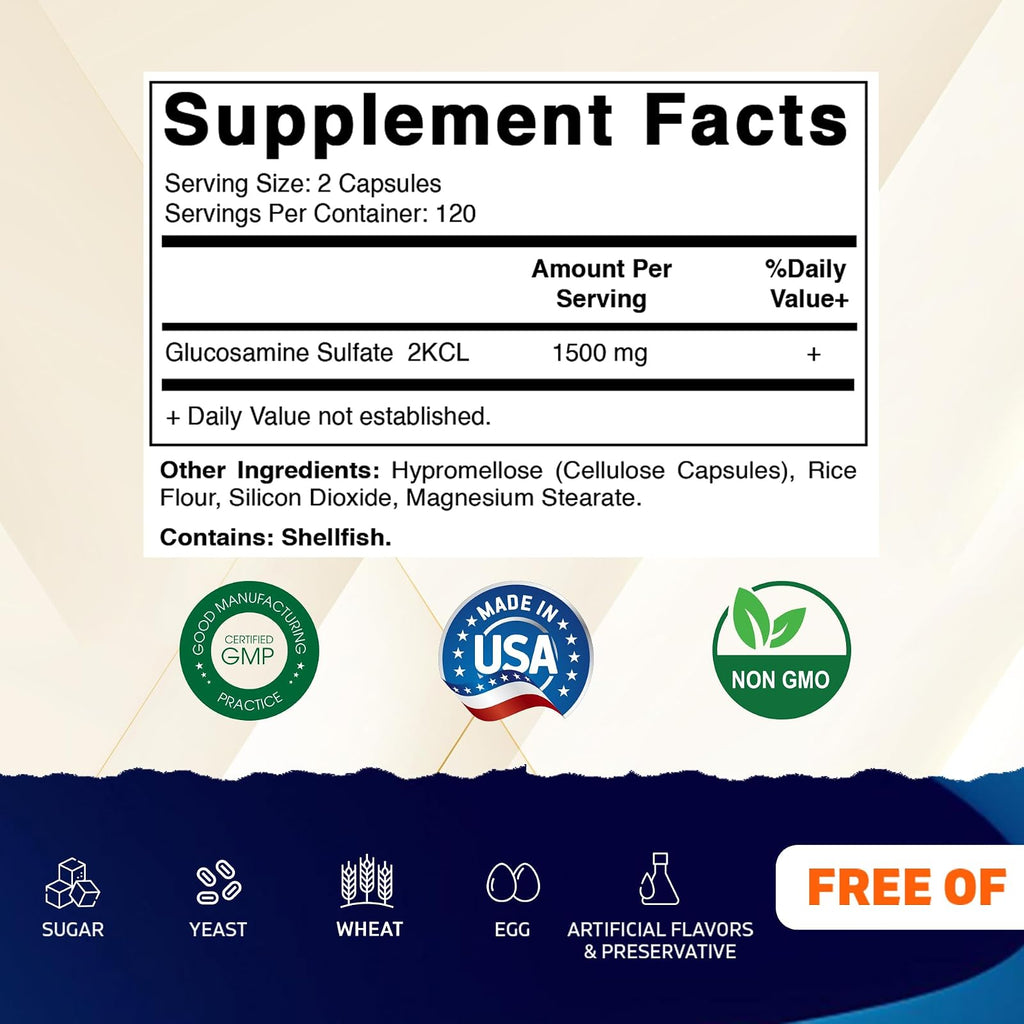 Joint support glucosamine supplement