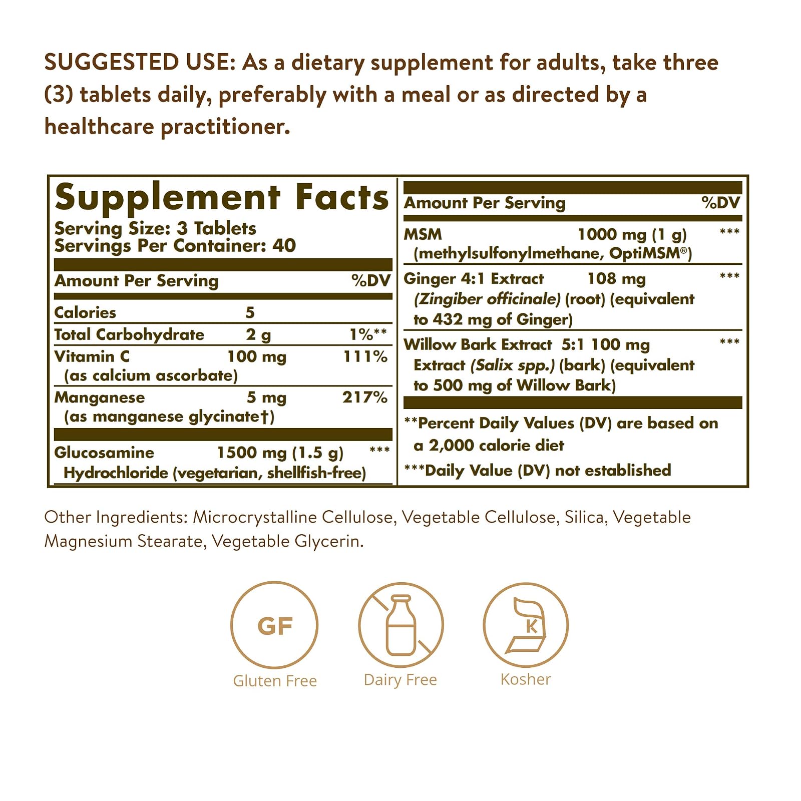 joint support glucosamine supplement