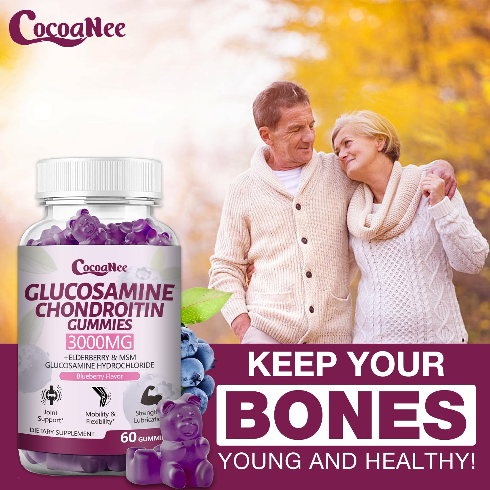 joint support gummies with glucosamine and MSM