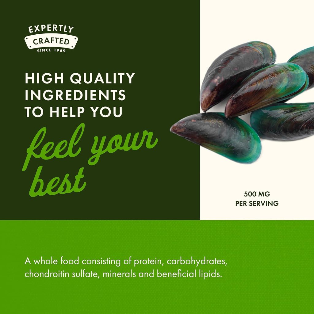 Joint support supplement with Green Lipped Mussel