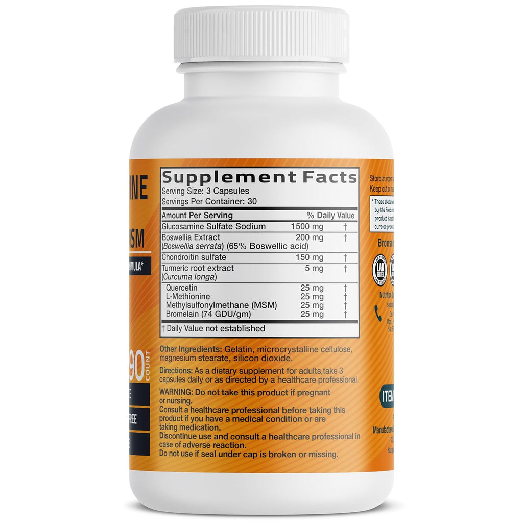 joint support supplement with MSM