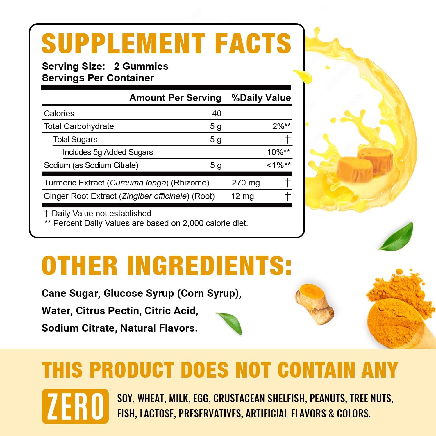 joint support turmeric gummies for family