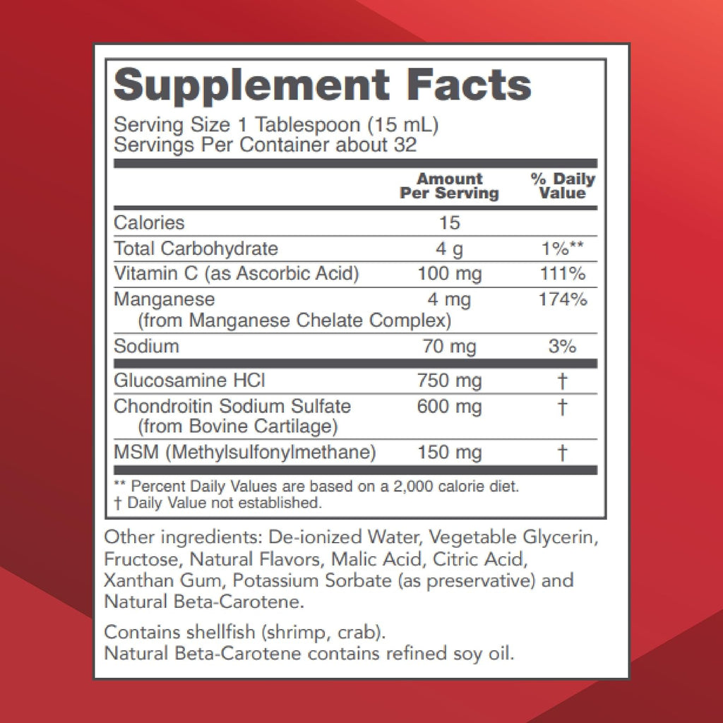 joint support with glucosamine chondroitin