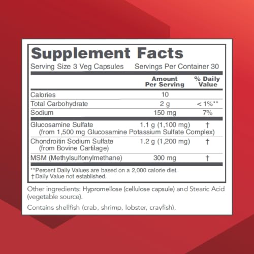 joint support with glucosamine chondroitin