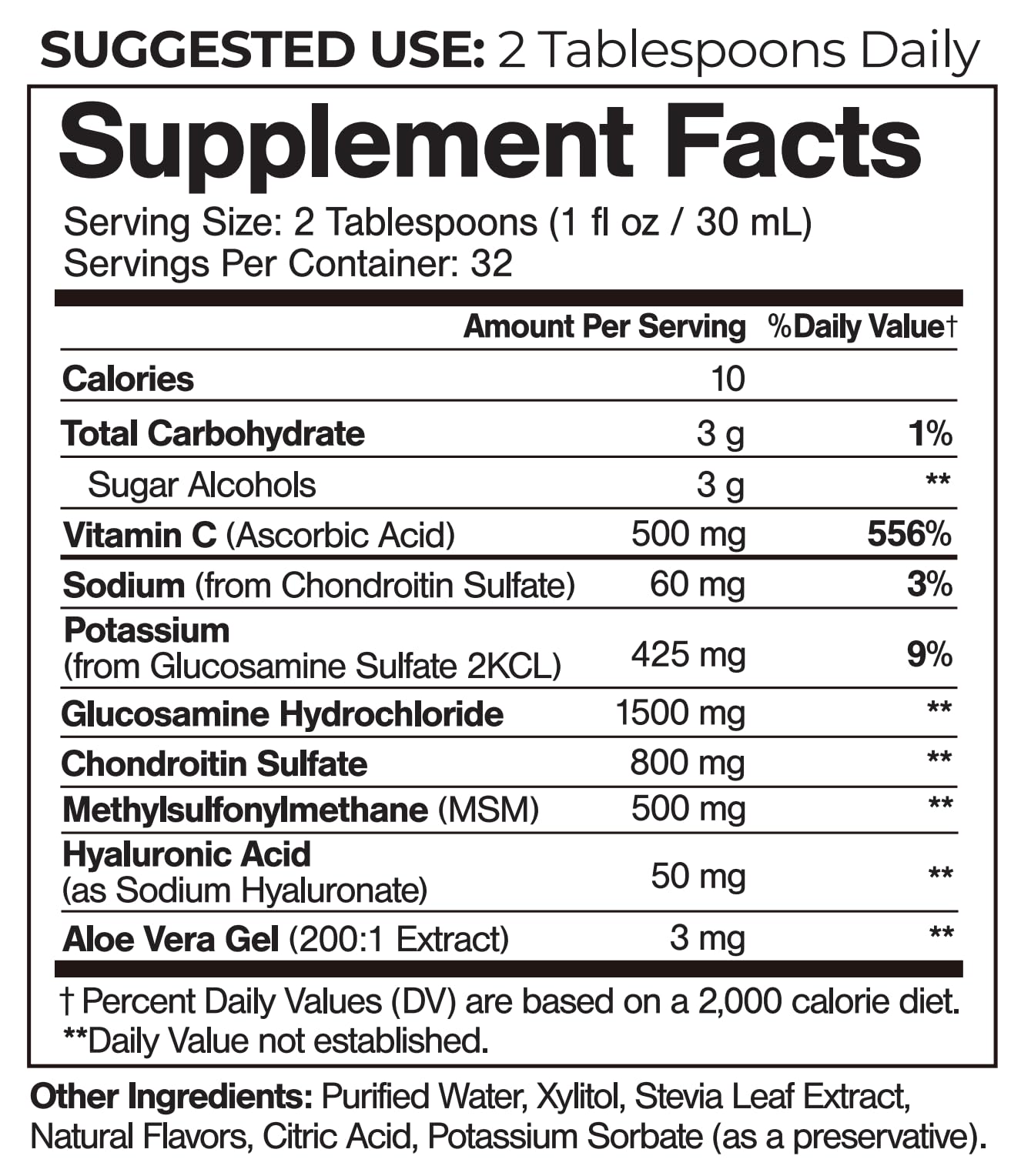 joint support with glucosamine chondroitin