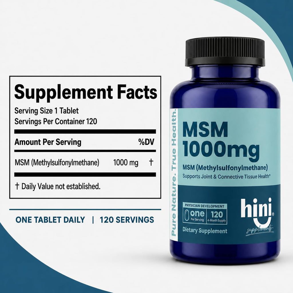joint support with HINI MSM formula
