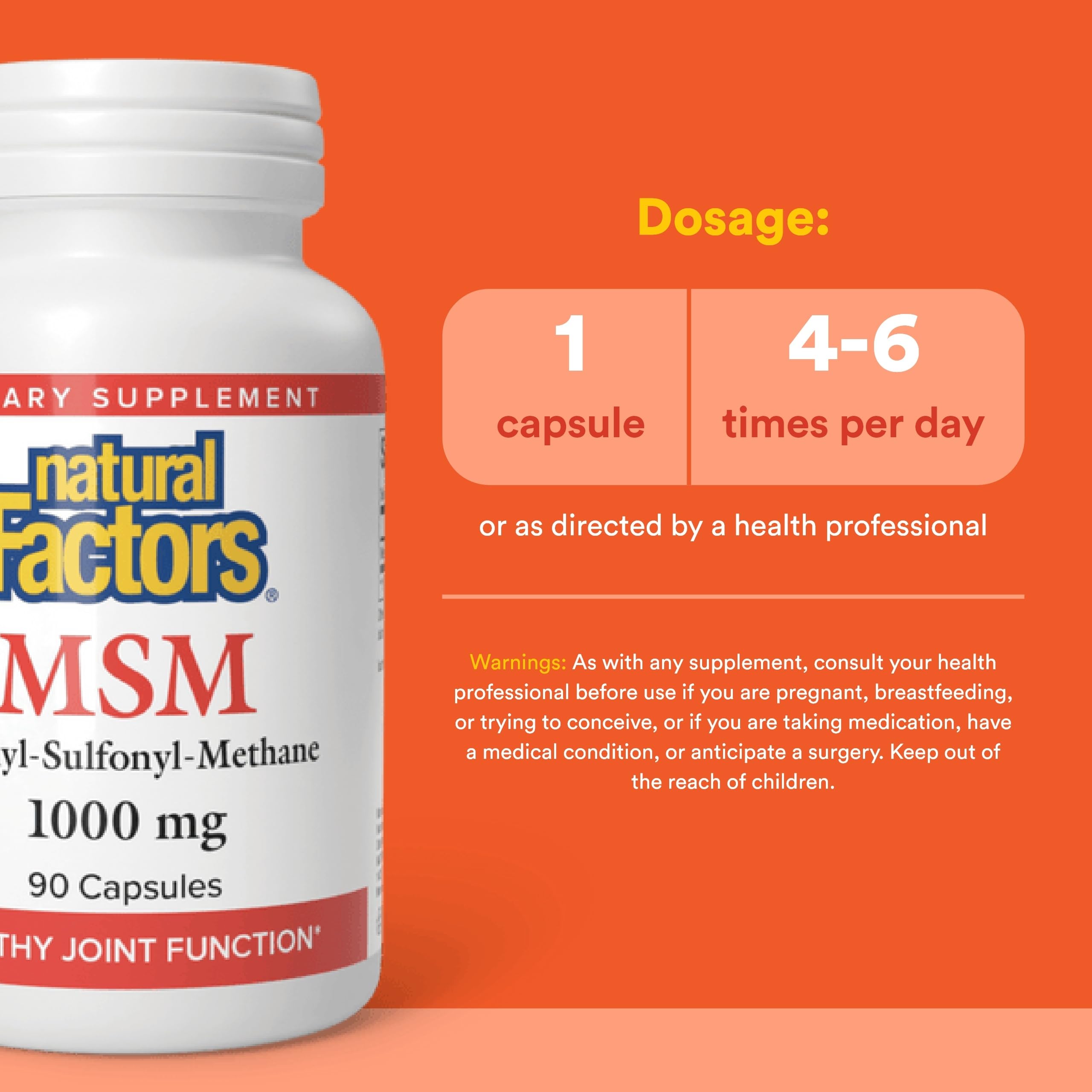 joint support with MSM capsules