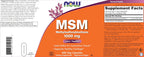 joint support with Now MSM