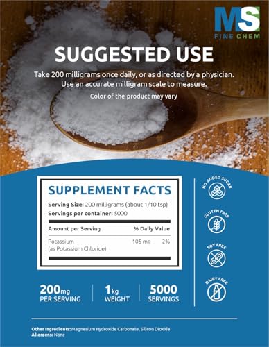 joint support with potassium chloride