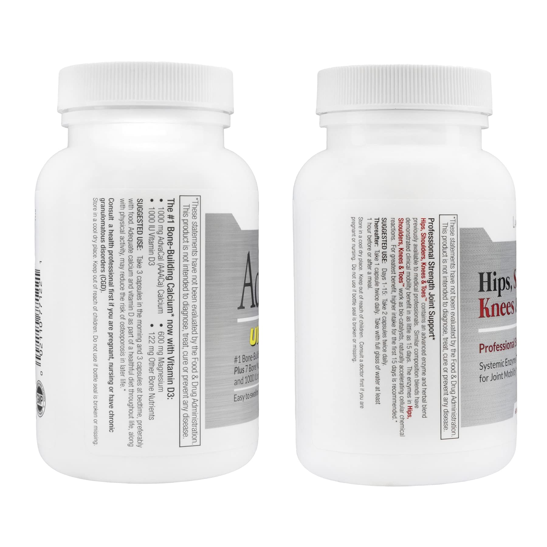 Joint support with veggie calcium capsules