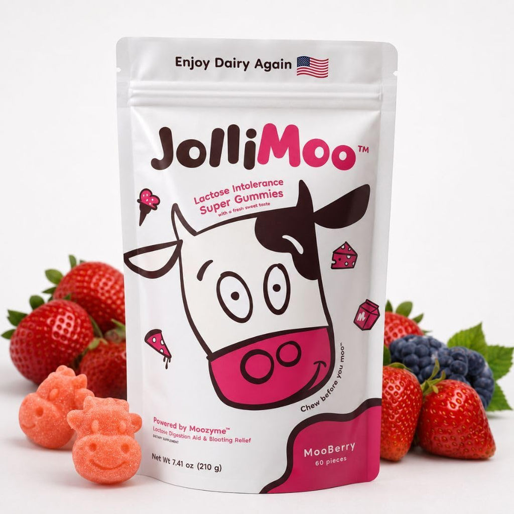 JolliMoo lactase enzyme gummies