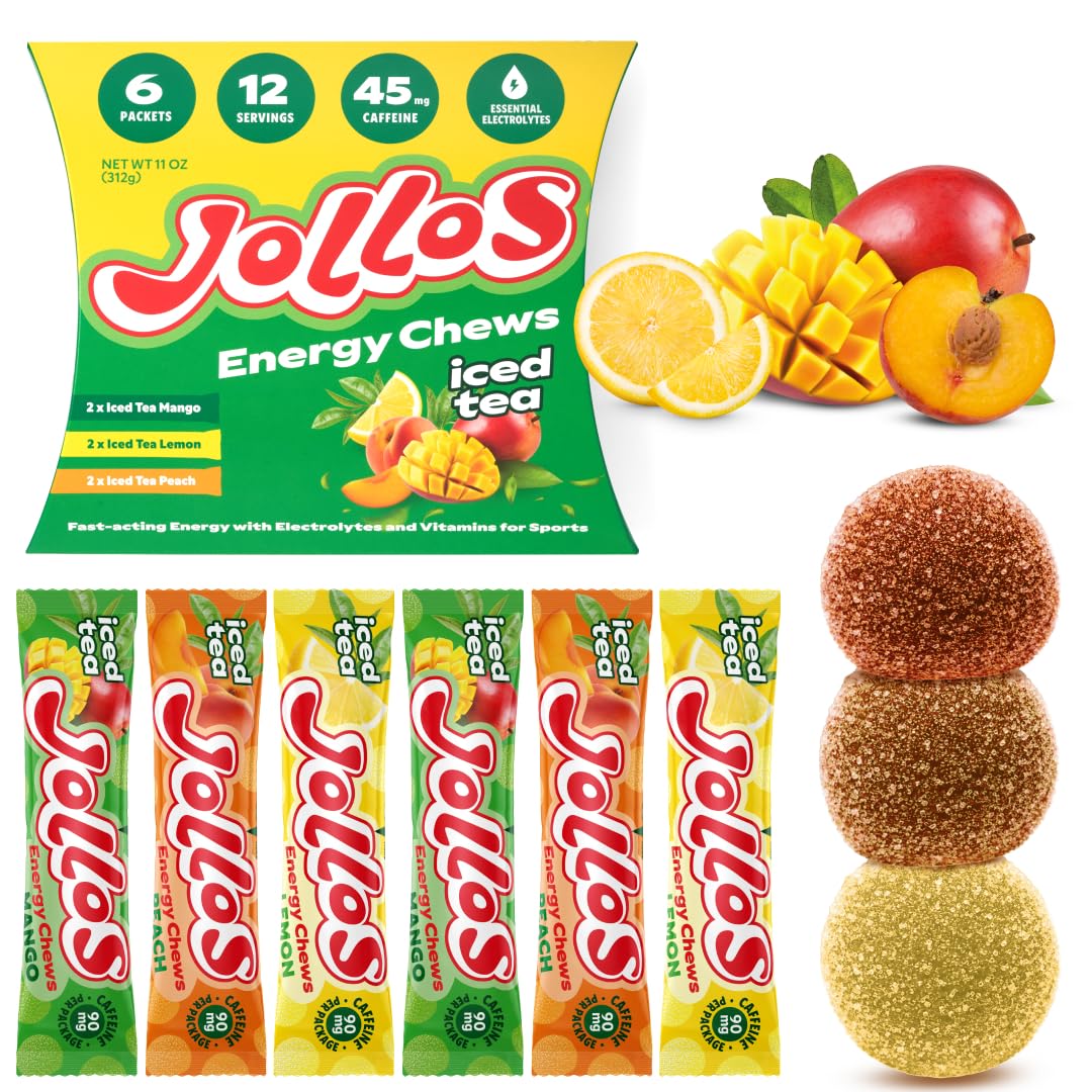 Jollos energy chews iced tea flavour