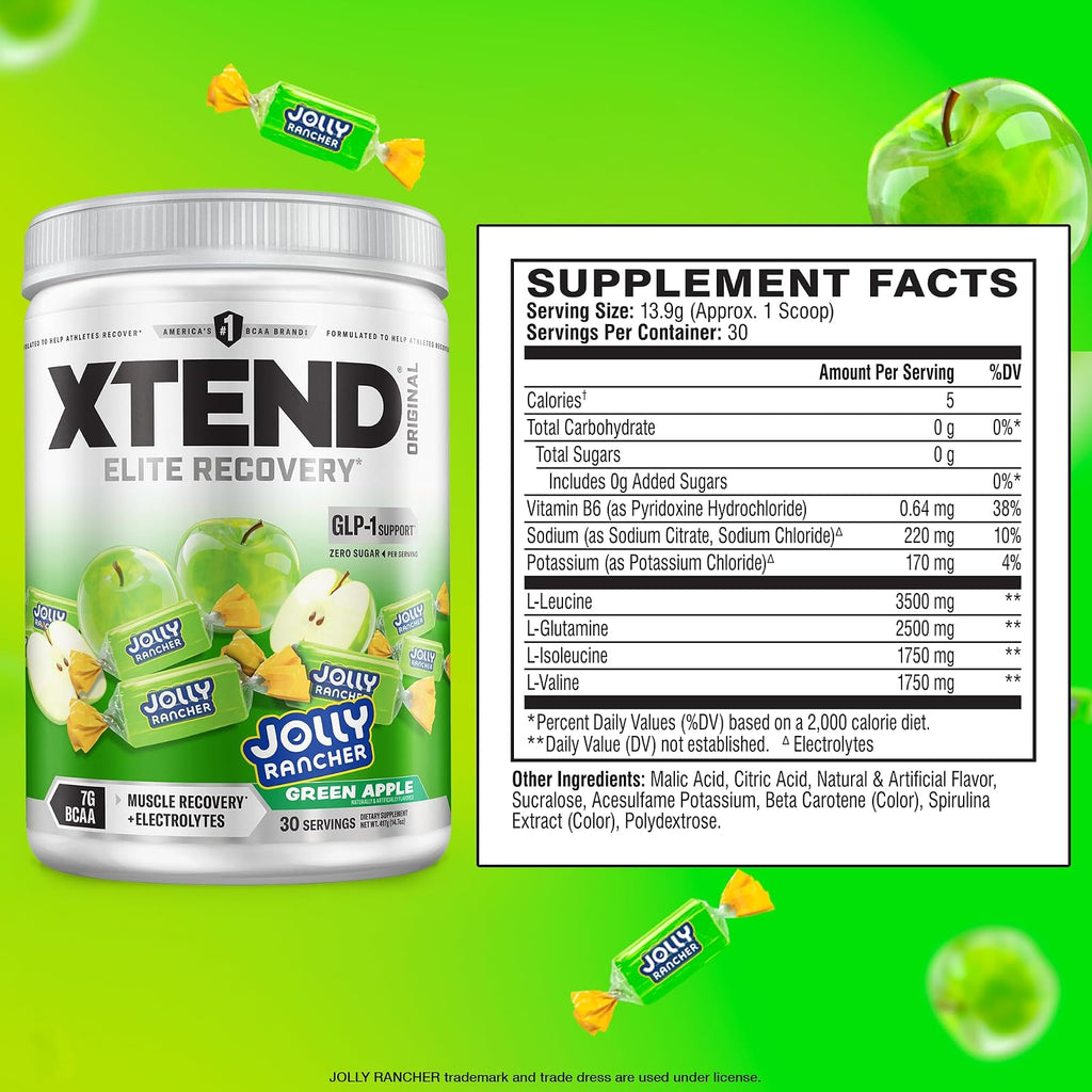 Jolly Rancher Green Apple BCAA flavour