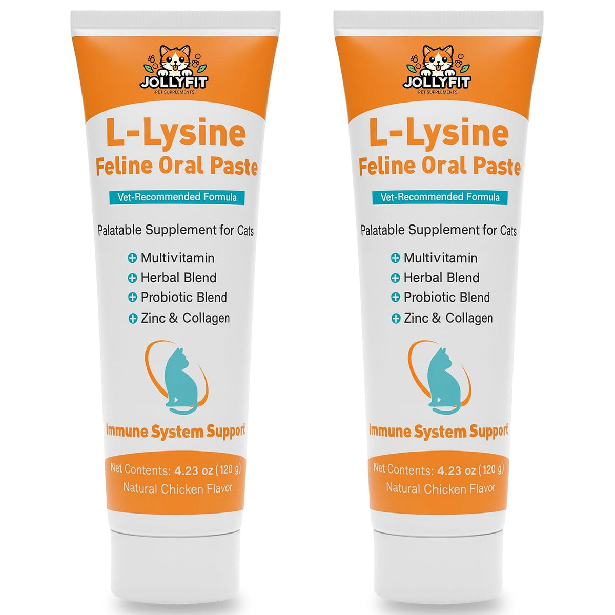 Jollyfit L-Lysine oral paste for cats