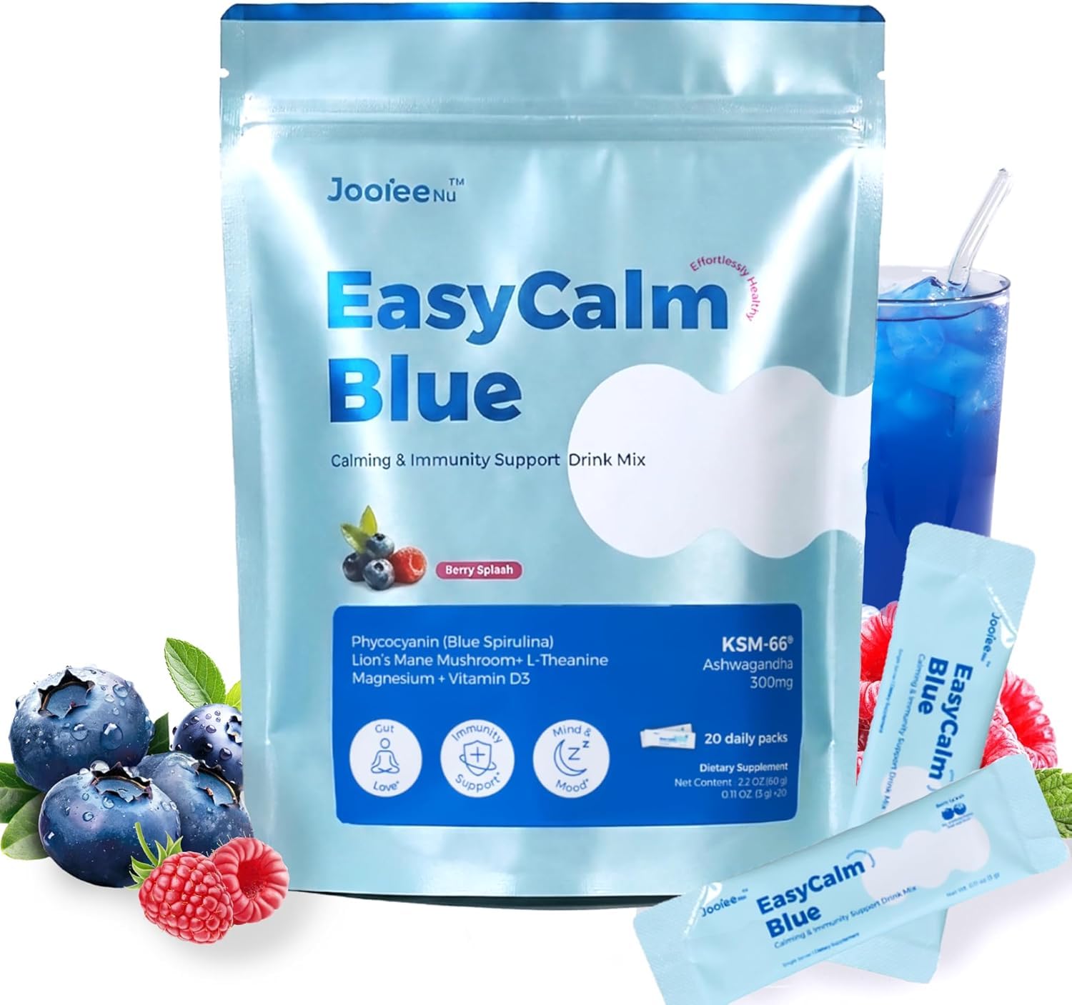 JOOIEE NU magnesium glycinate drink mix