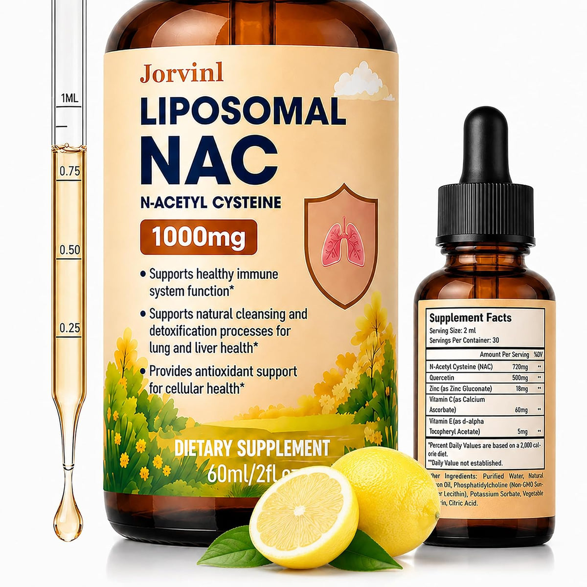 Jorvinl Liposomal NAC 1000 mg benefits
