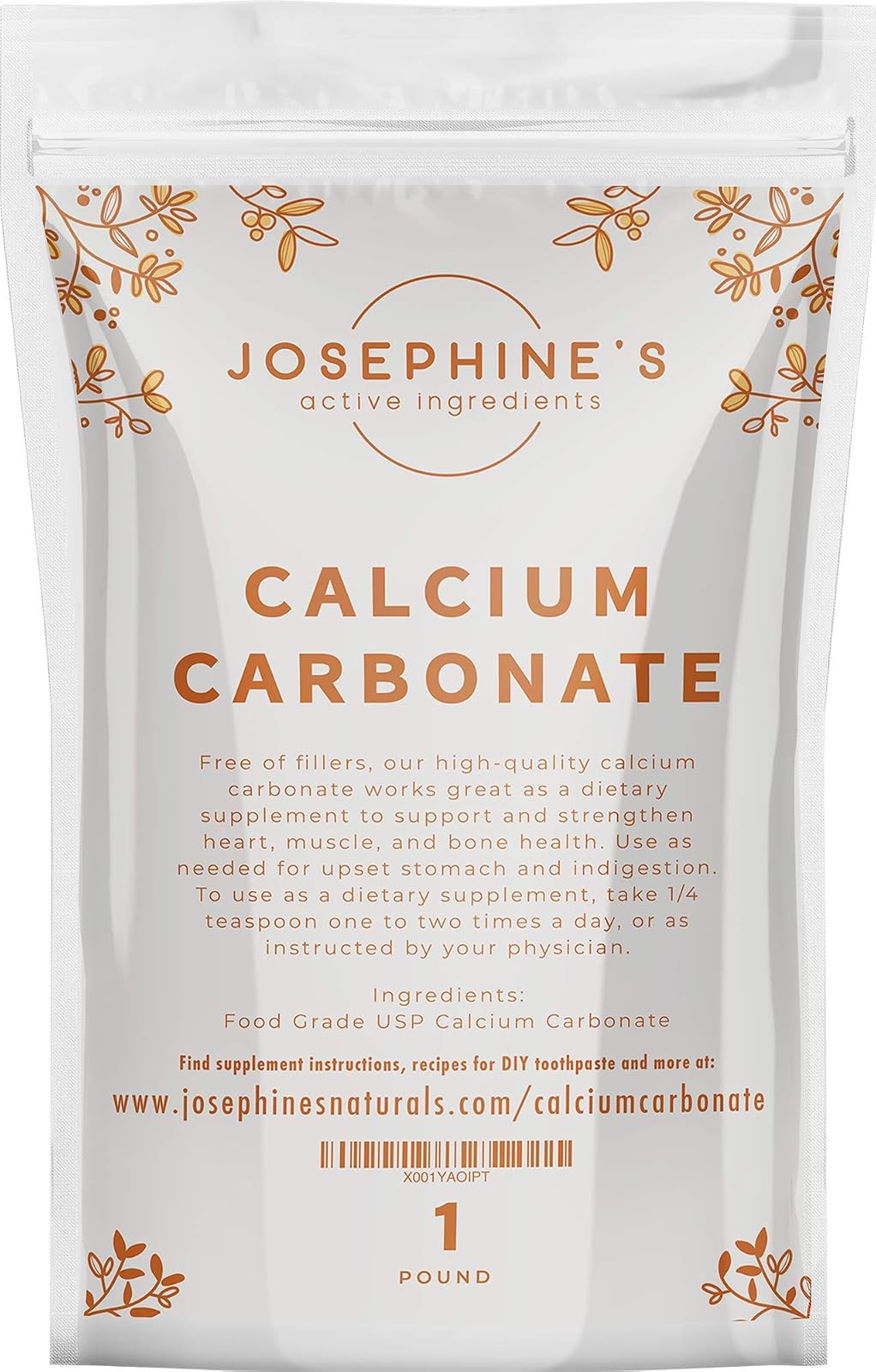 Josephine's Calcium Carbonate Powder for baking