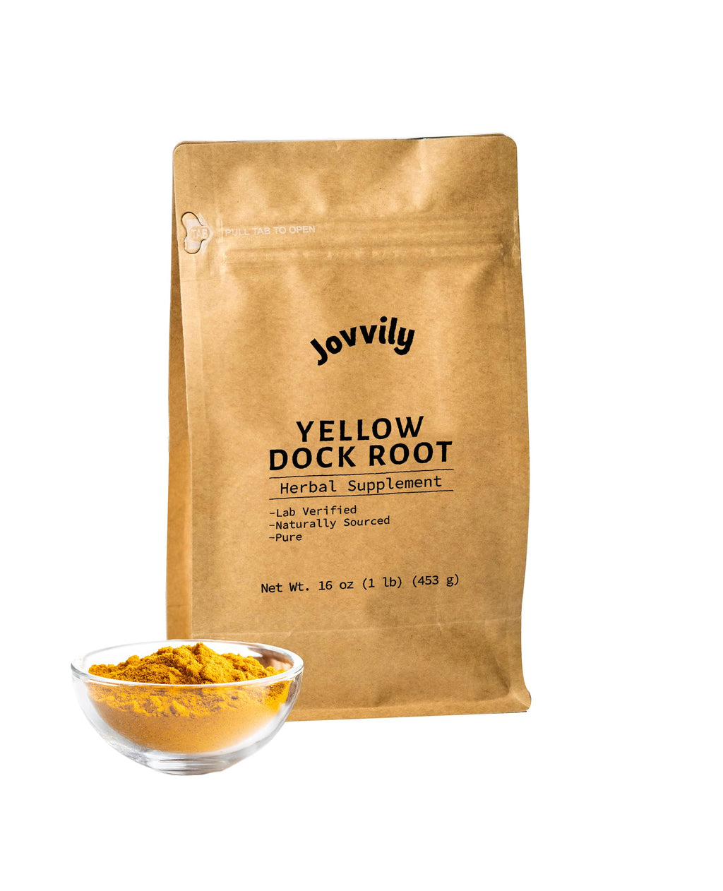 Jovvily yellow dock root supplement