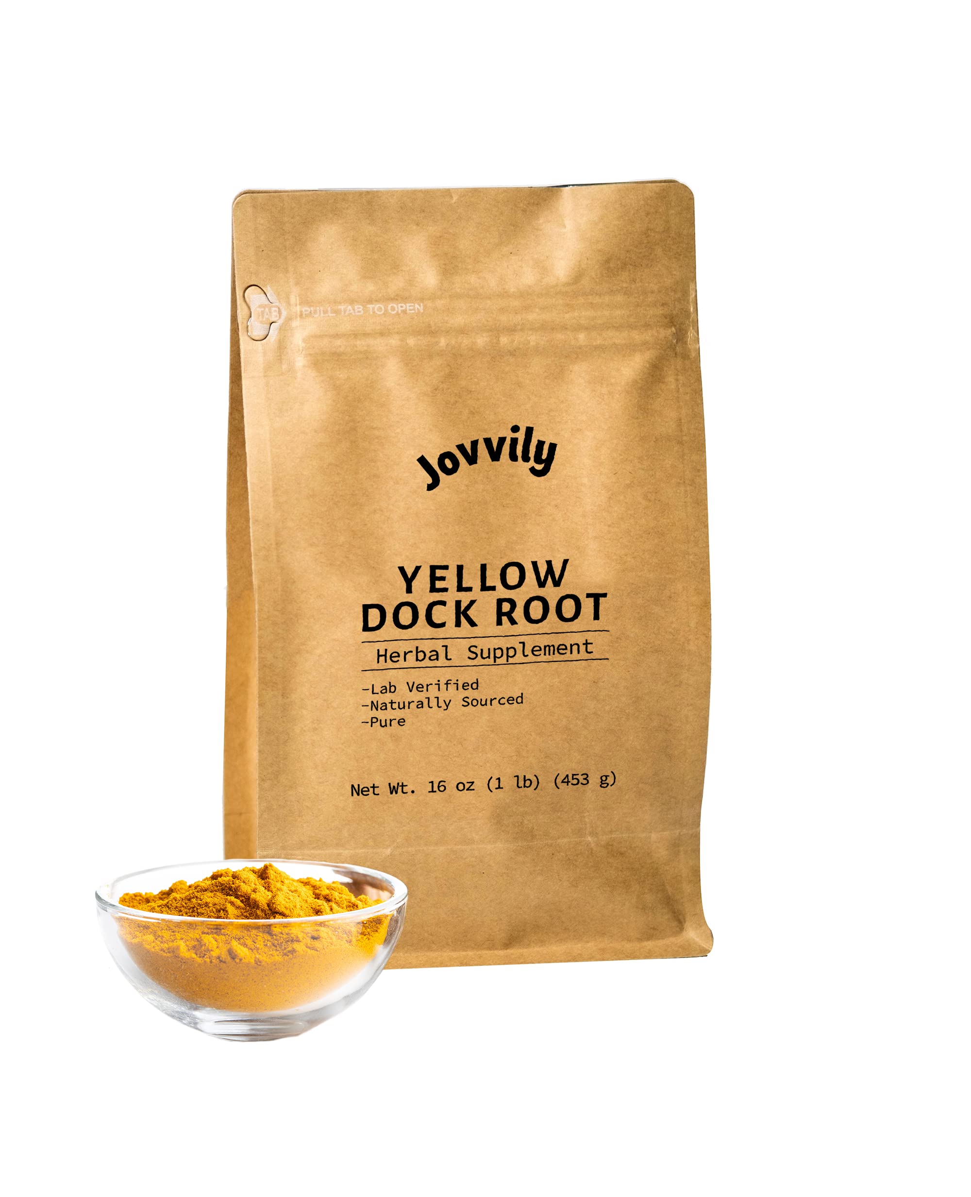 Jovvily yellow dock root supplement