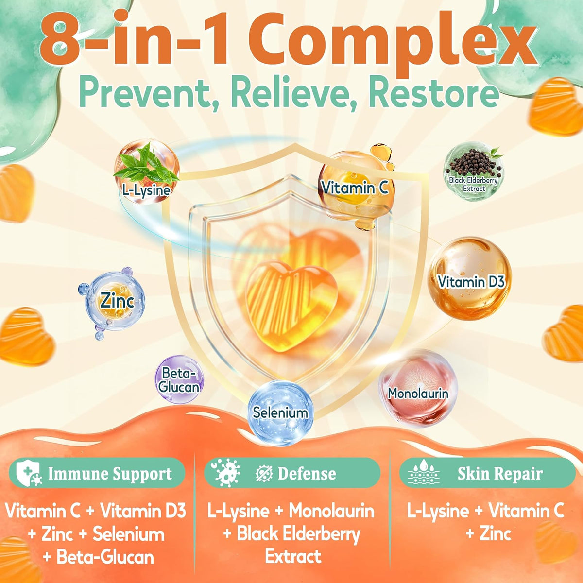 JoyBites 60 count L-Lysine supplement