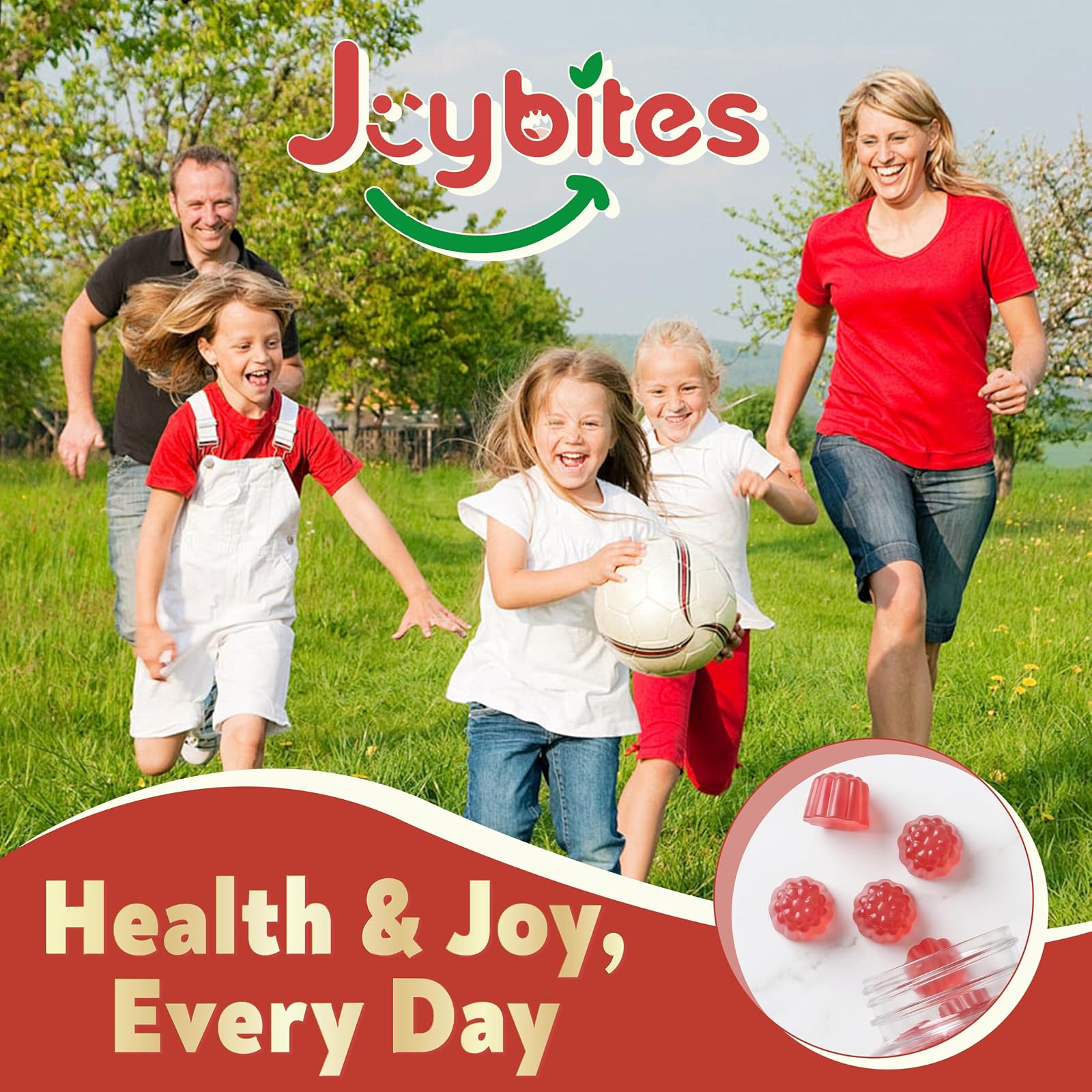 JoyBites Zinc gummies for healthy skin