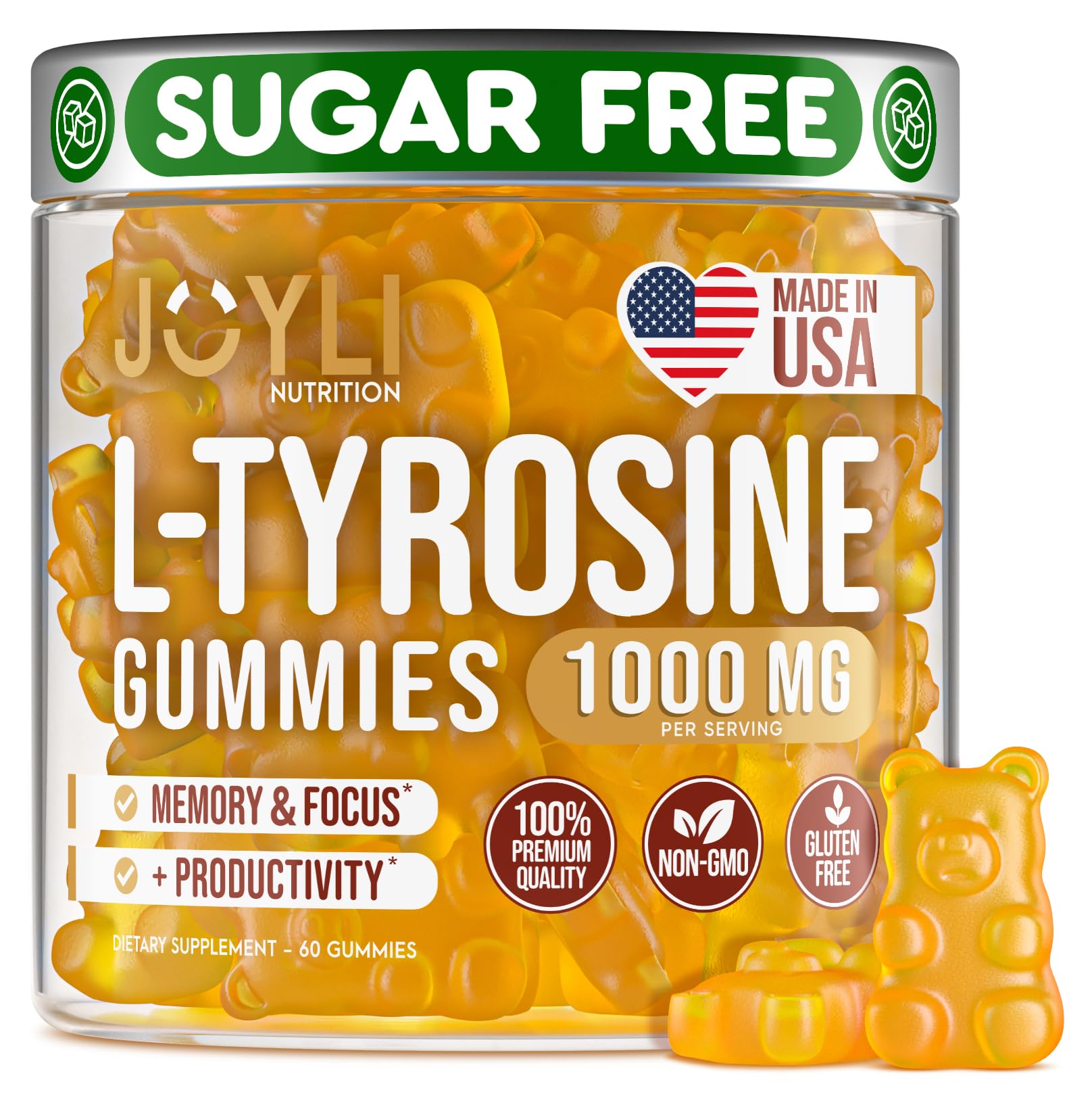 Joyli L-Tyrosine gummies for focus
