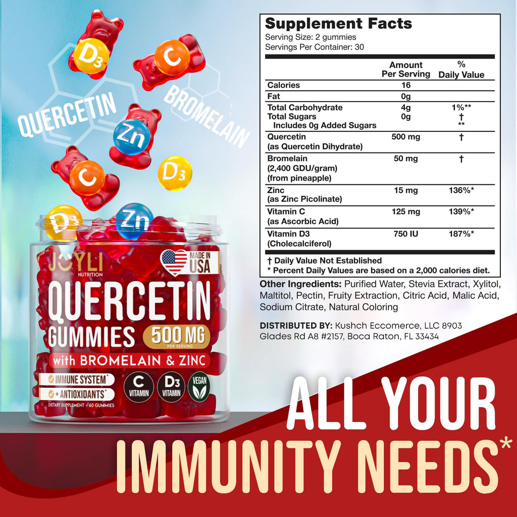 JOYLI quercetin 500 mg for antioxidant benefits
