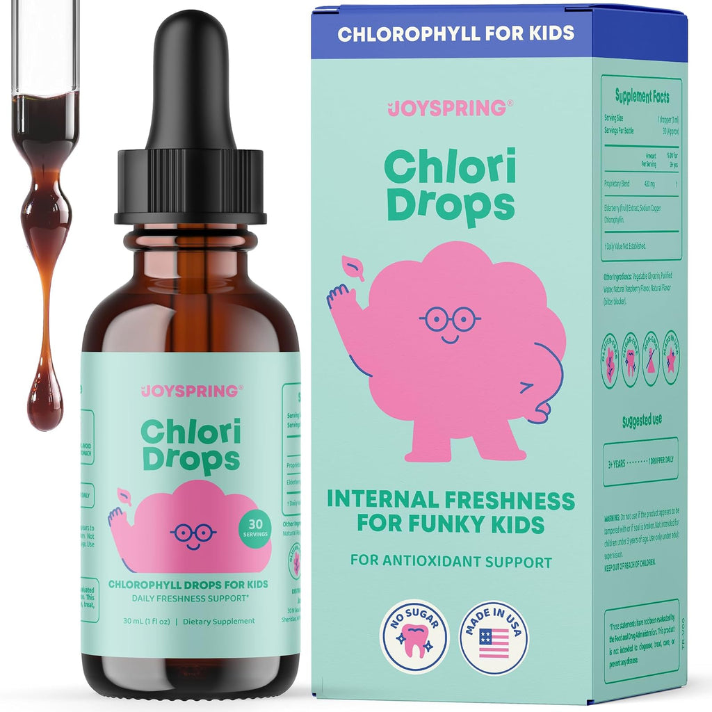 JoySpring Chlori Drops berry flavour