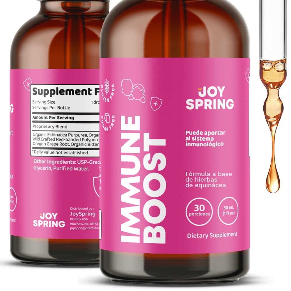 JoySpring elderberry drops for kids