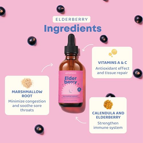 JoySpring elderberry syrup for health
