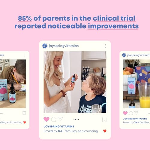JoySpring Genius Kids focus drops benefits