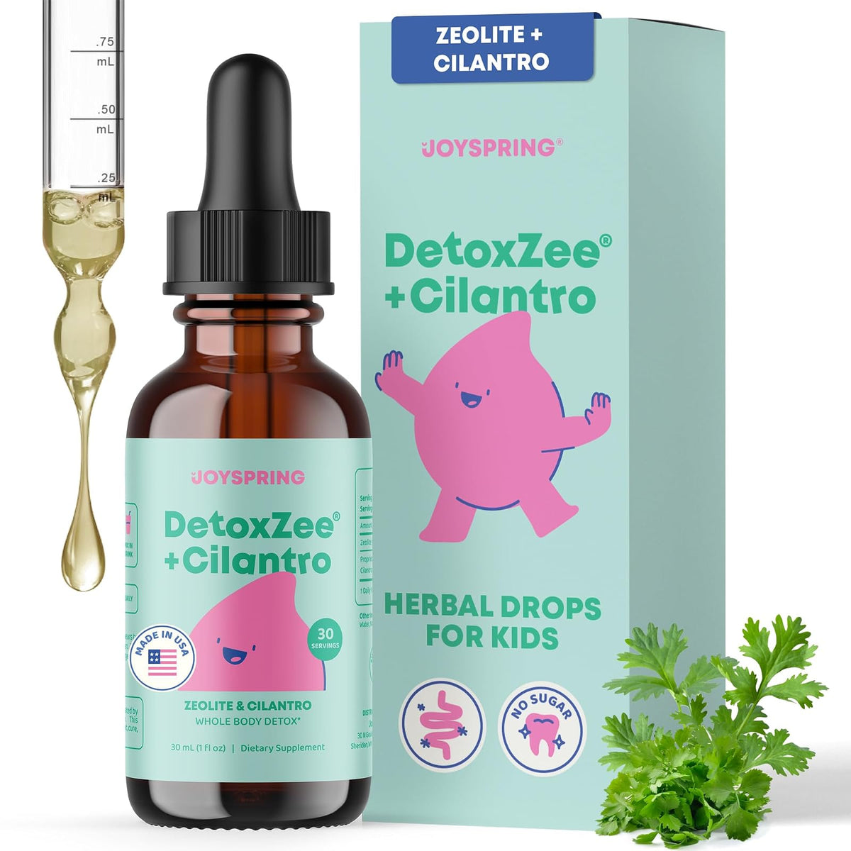 JoySpring kids immune detox drops