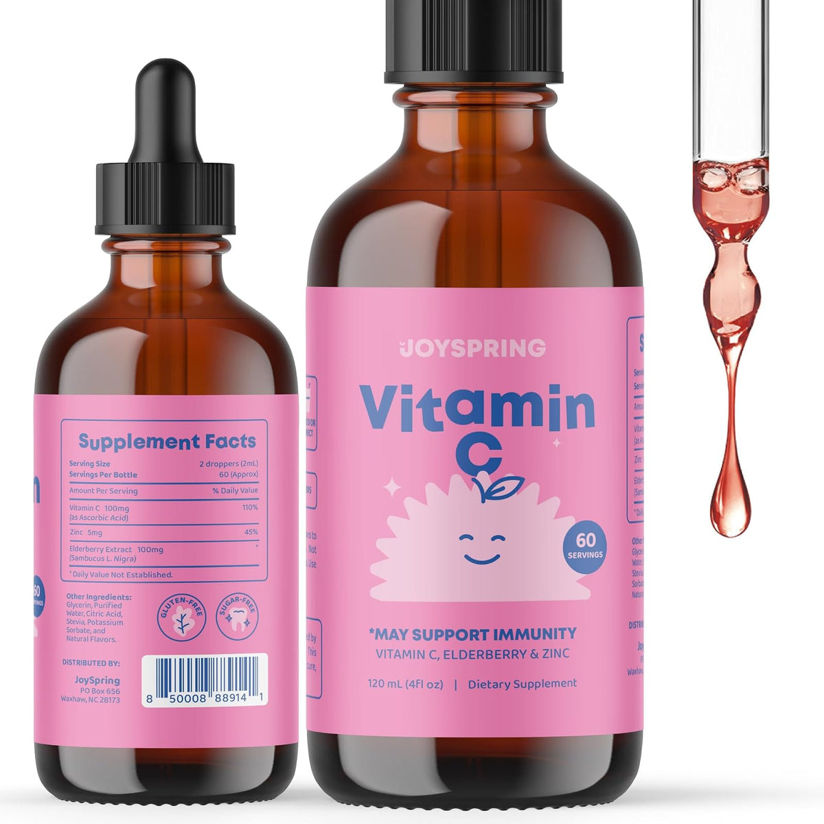 JoySpring vitamin C drops for kids
