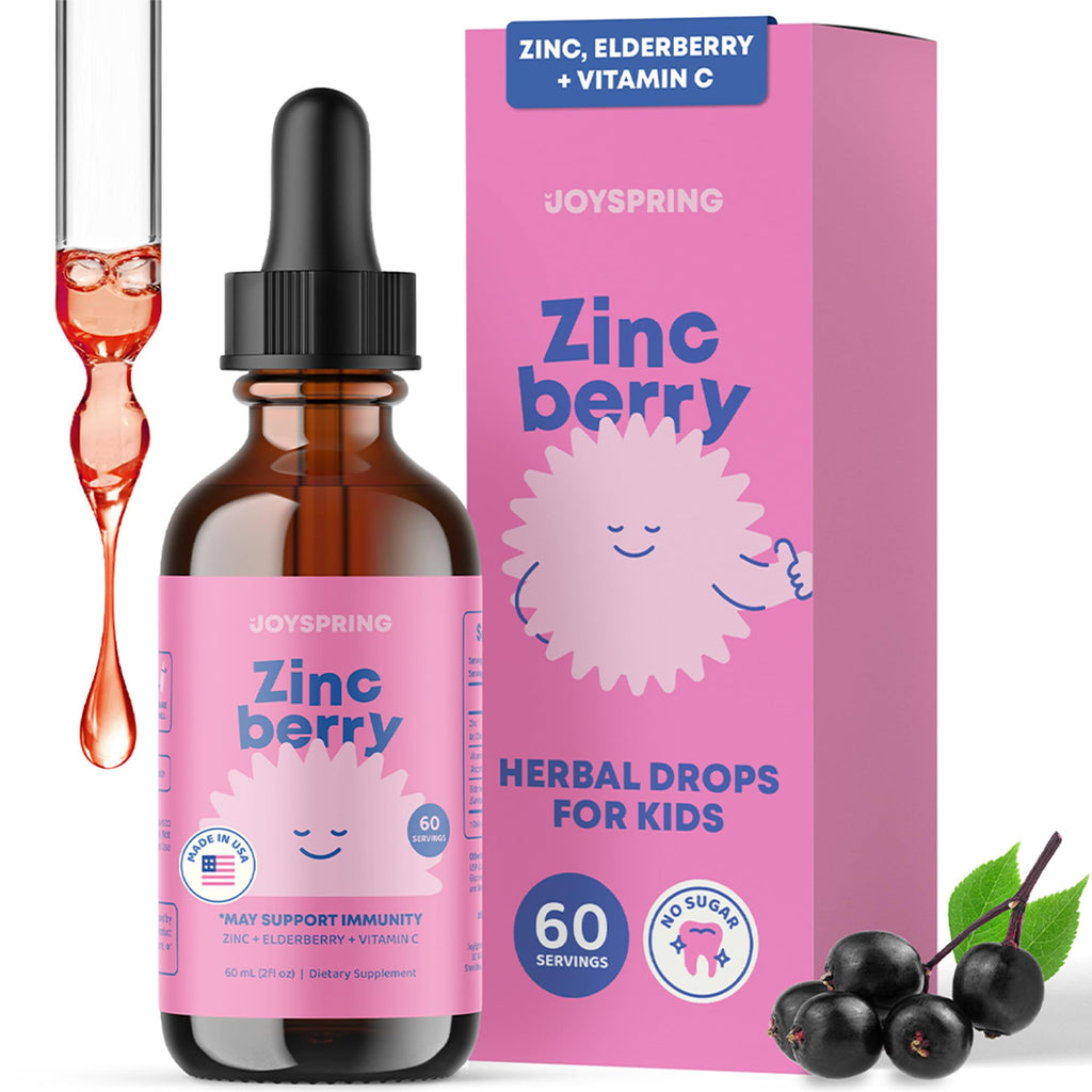 JoySpring zinc drops for kids