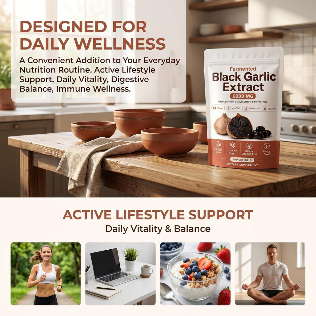 Jqewlg garlic softgels for wellness