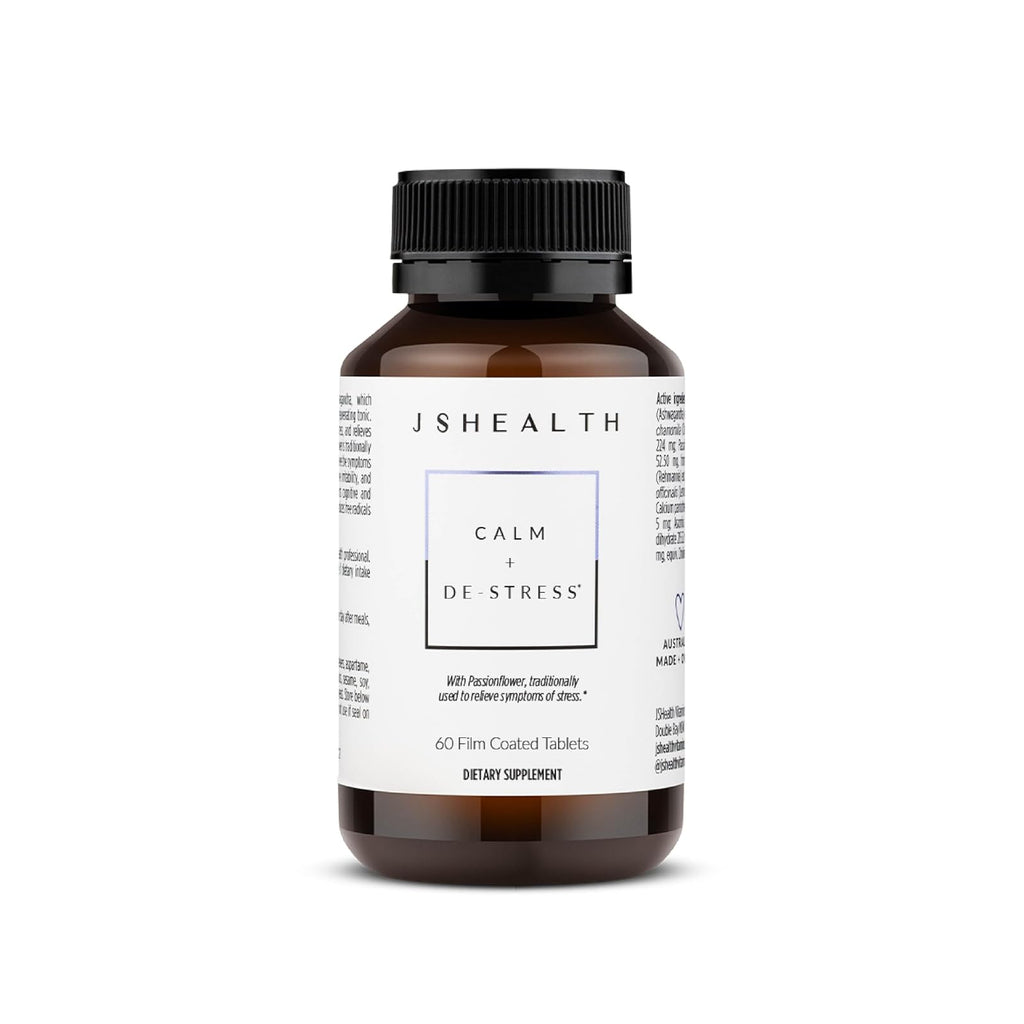 JSHealth Calm + Destress capsules for relaxation