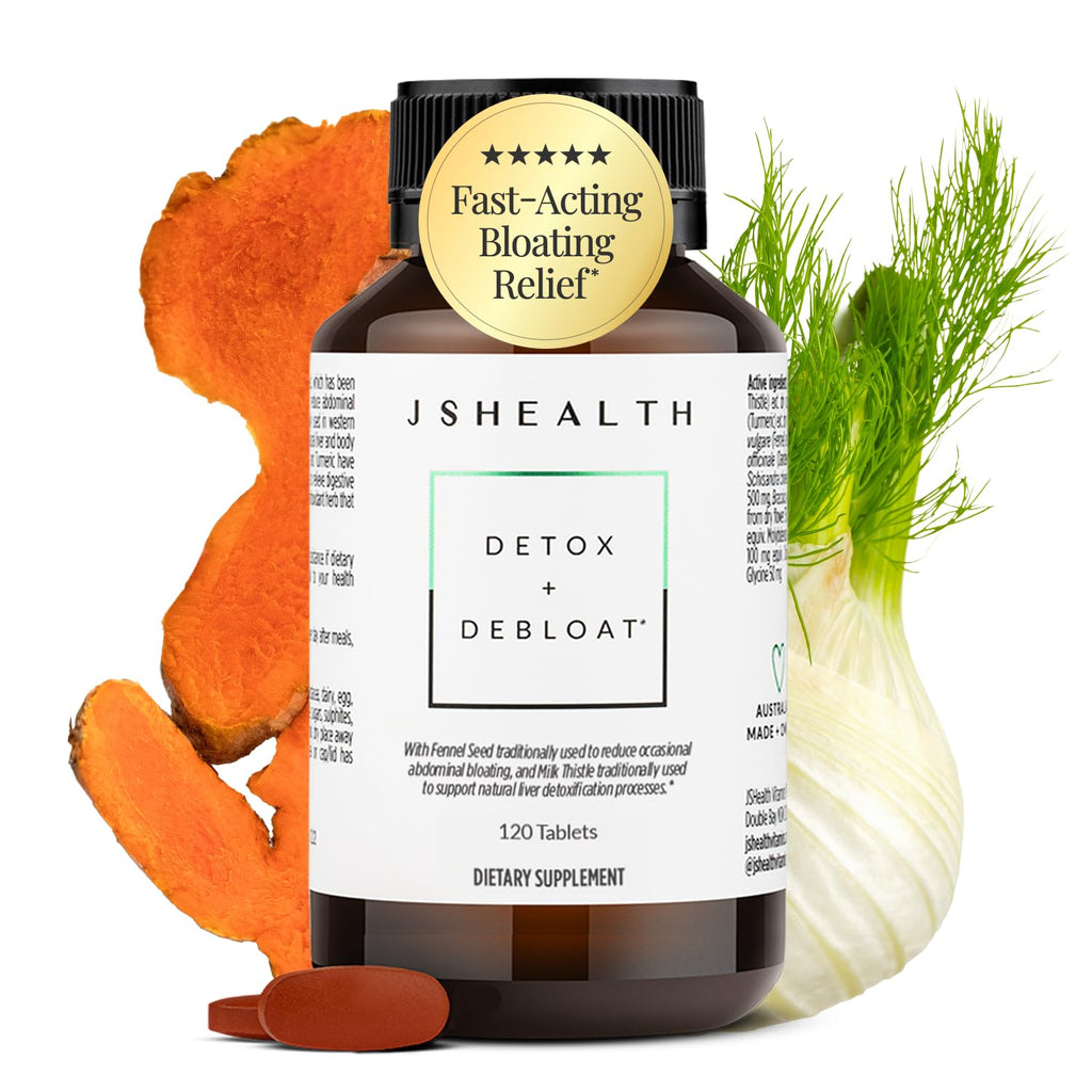 JSHealth Detox tablets for bloating relief