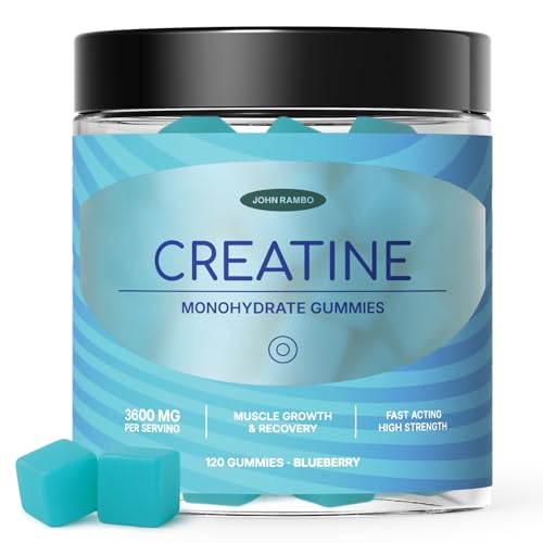 Juicy blueberry creatine gummies